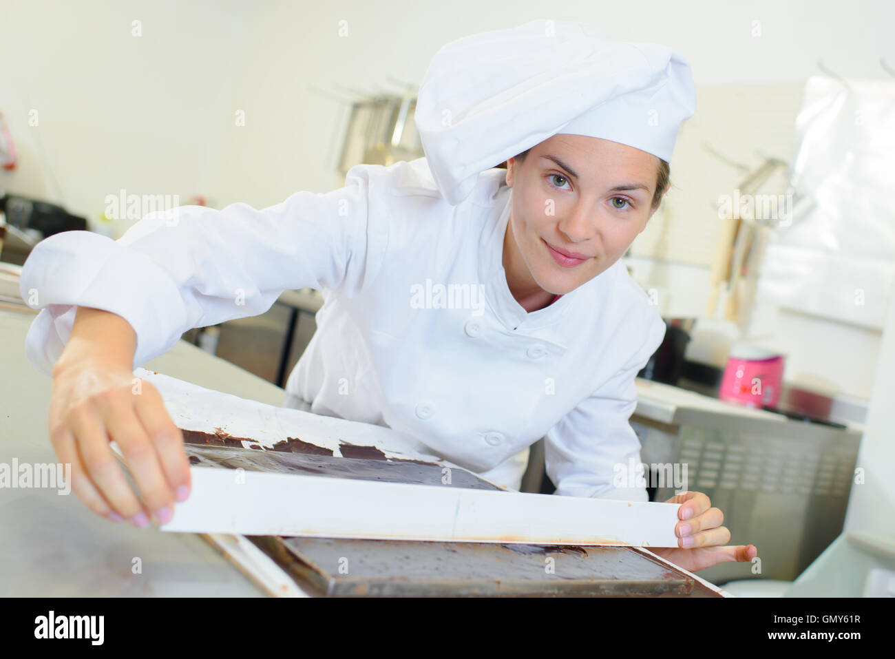 flatten the chocolate Stock Photo - Alamy