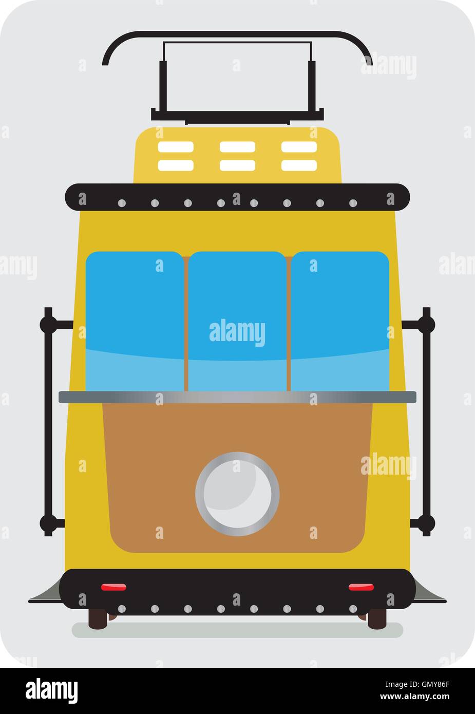 Front of vintage train Stock Vector Images - Alamy