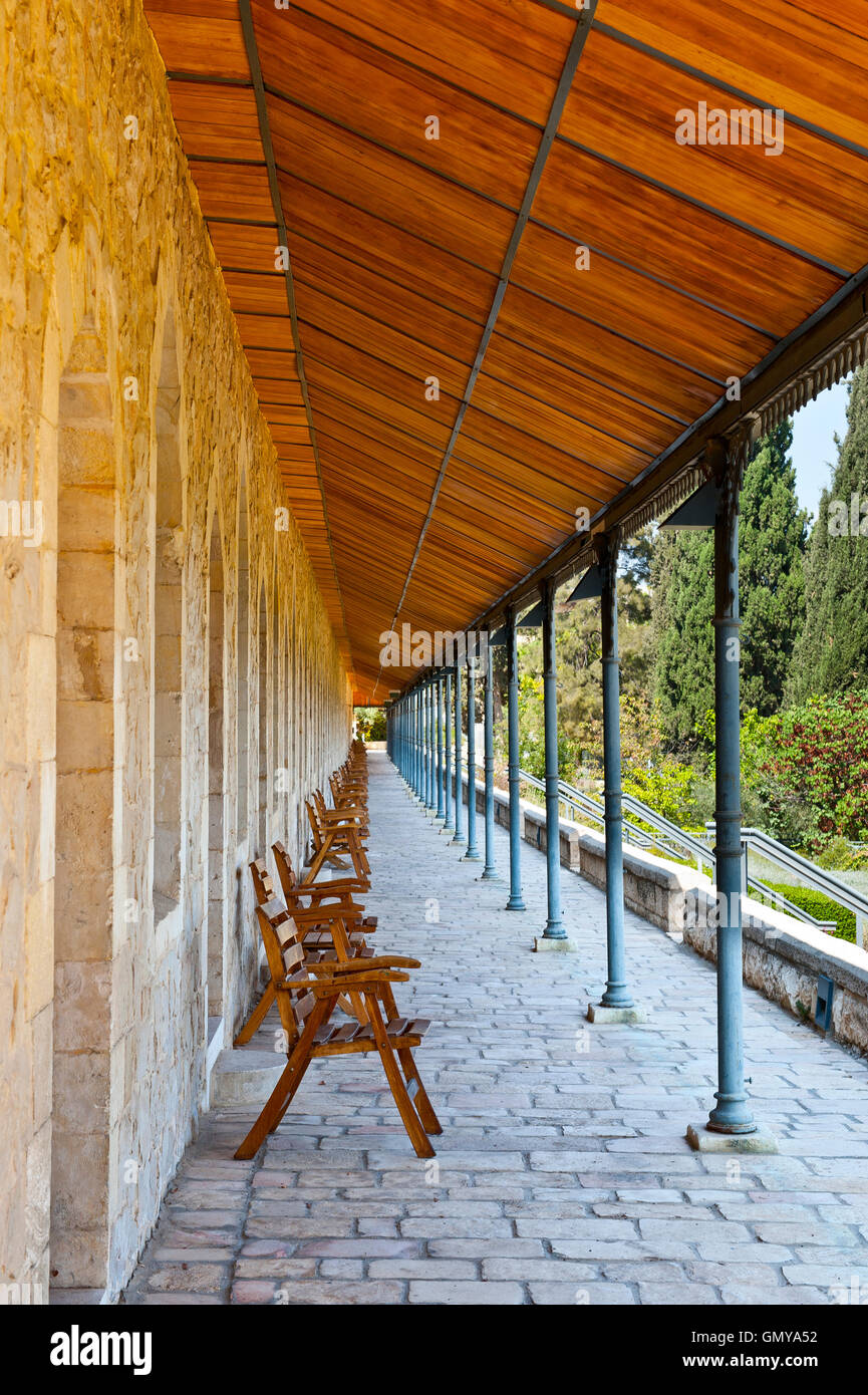 Wooden loggia hi-res stock photography and images - Alamy