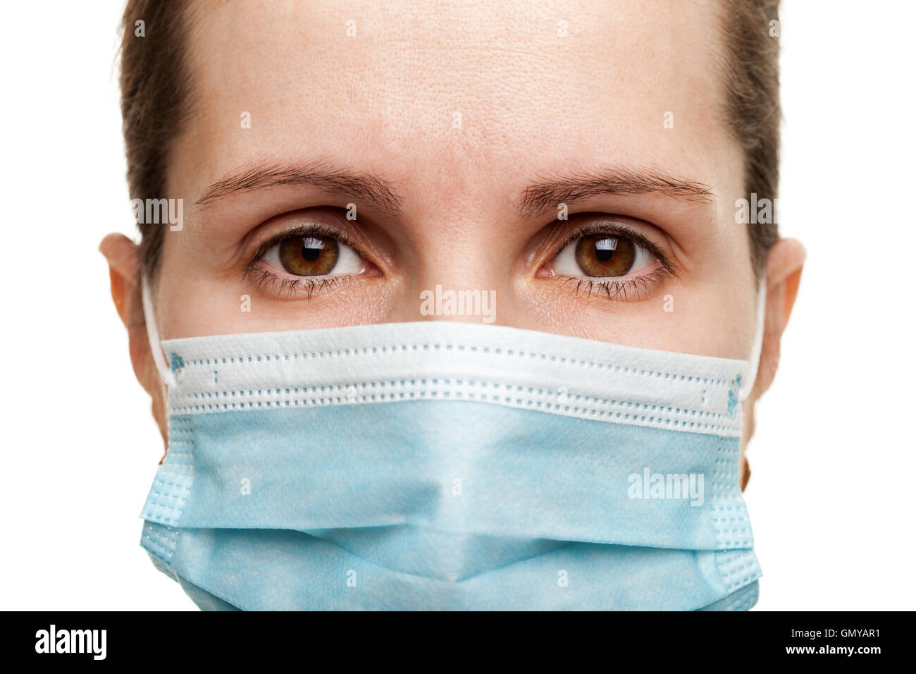 Women in medicine mask Stock Photo - Alamy