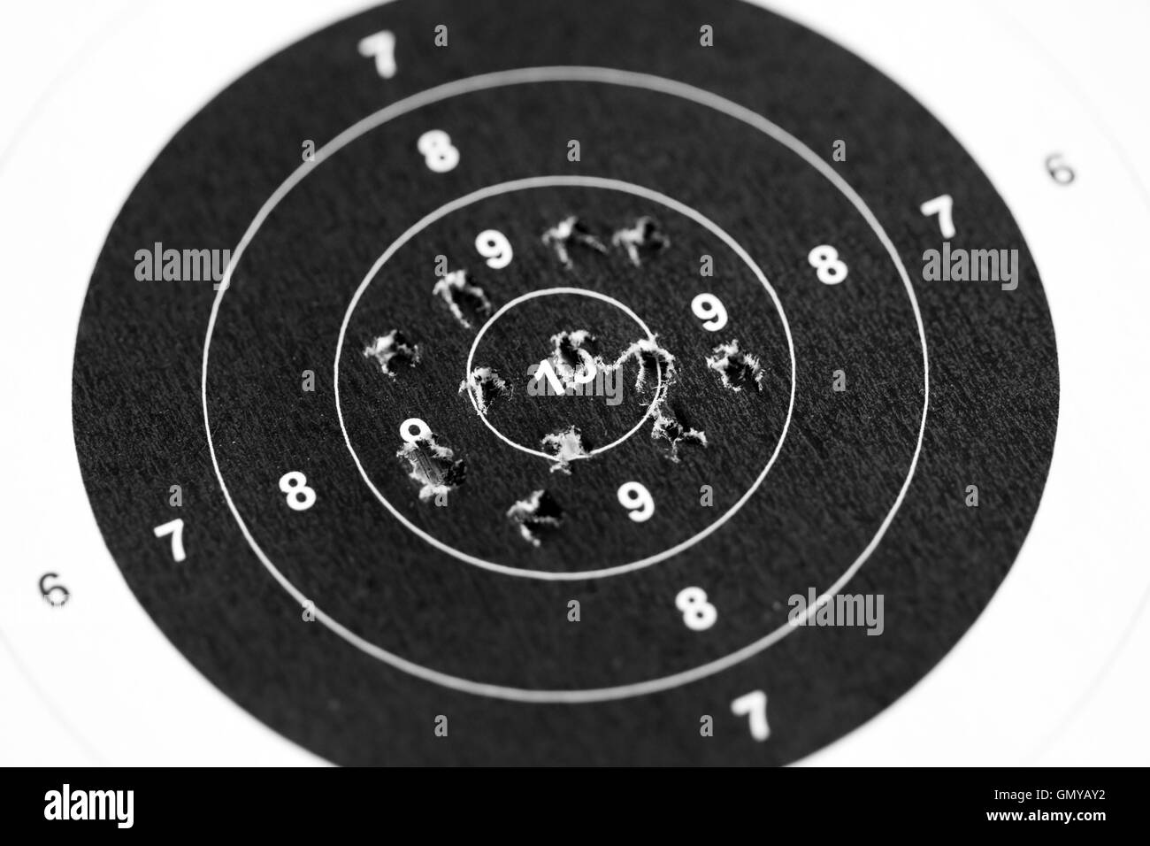 Hitting target Black and White Stock Photos & Images - Alamy