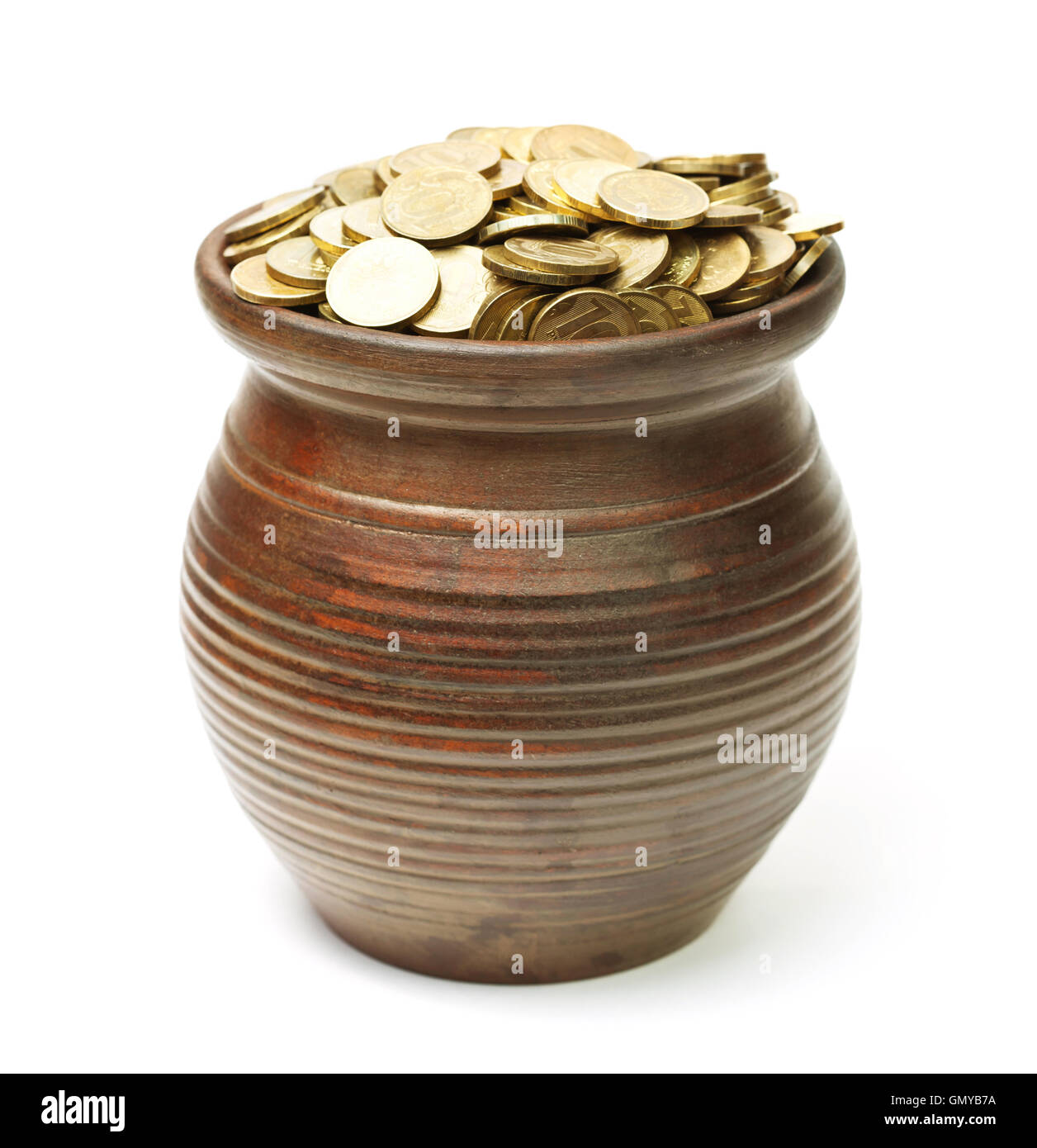Pot of gold Stock Photo - Alamy