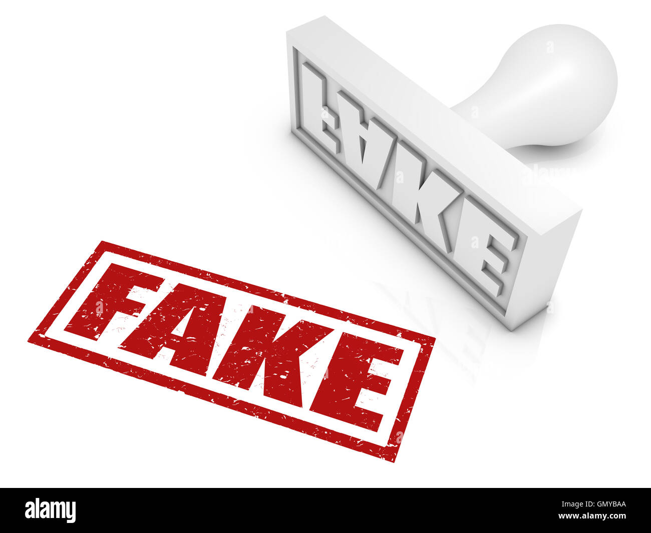 Fake Rubber Stamp Stock Photo - Alamy