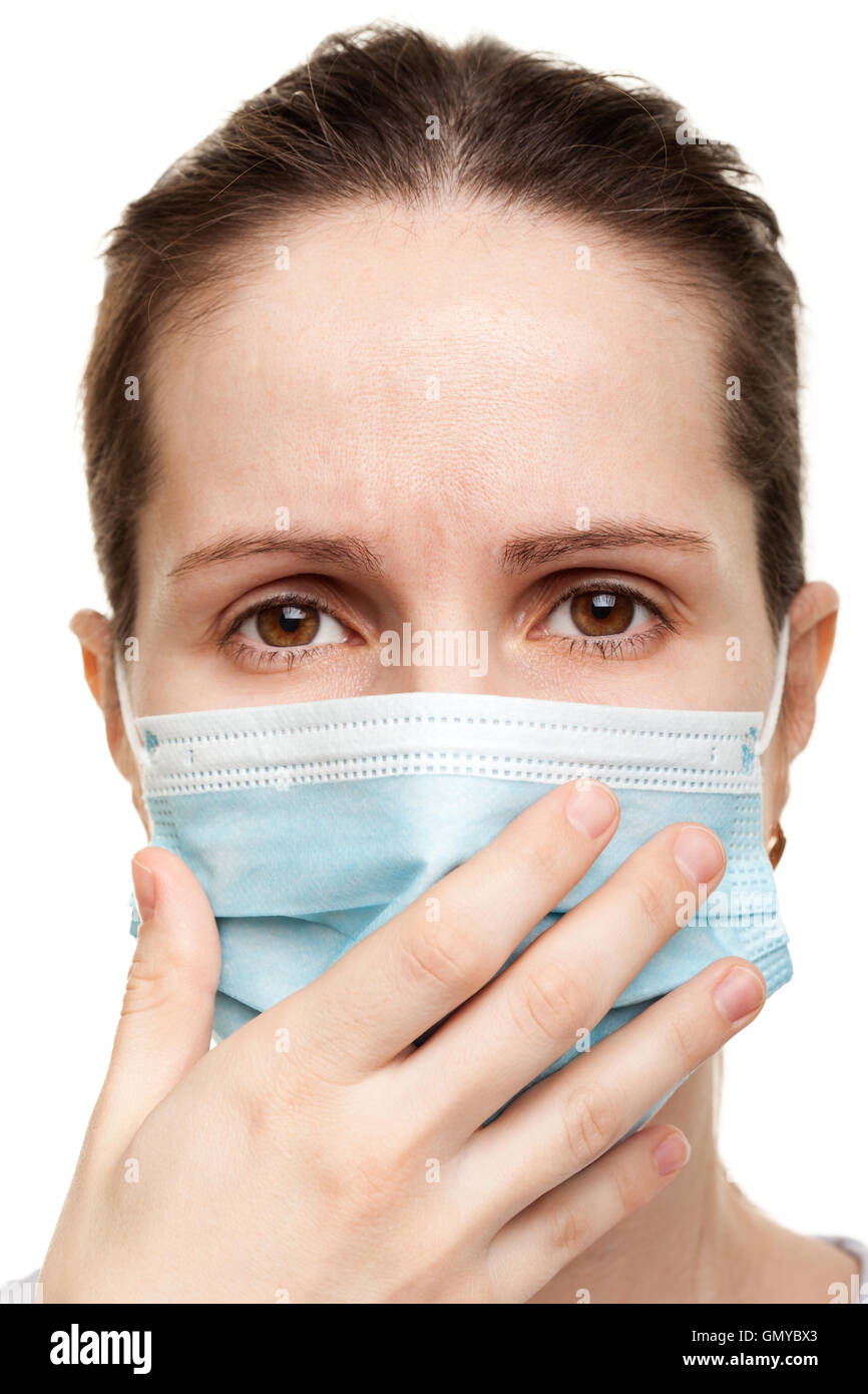 Women in medicine mask Stock Photo - Alamy
