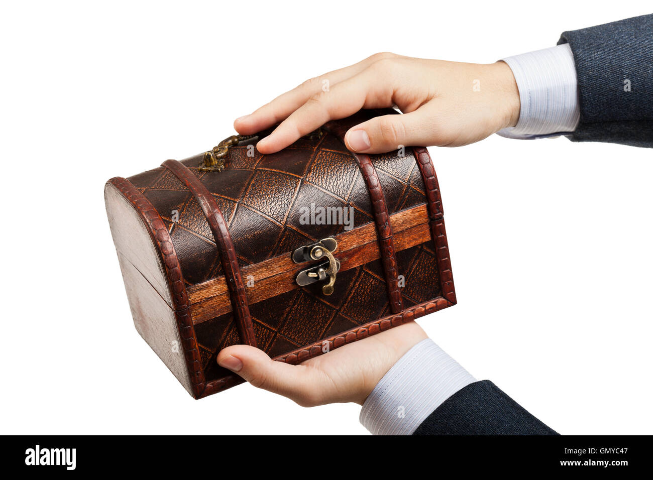 Chest with gold hi-res stock photography and images - Alamy
