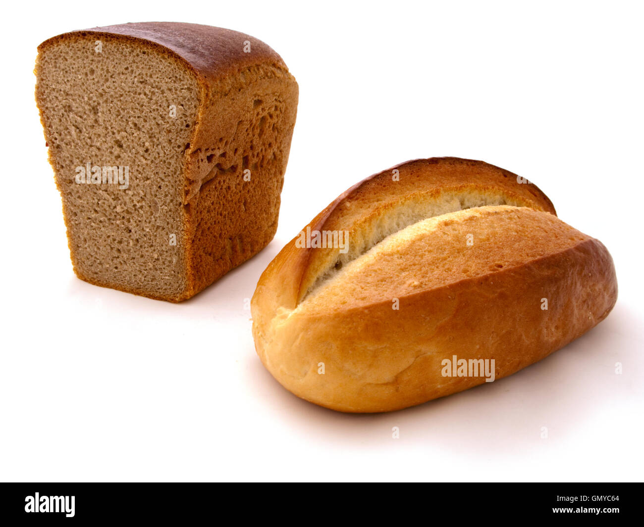 Close up crusty bread Cut Out Stock Images & Pictures - Alamy
