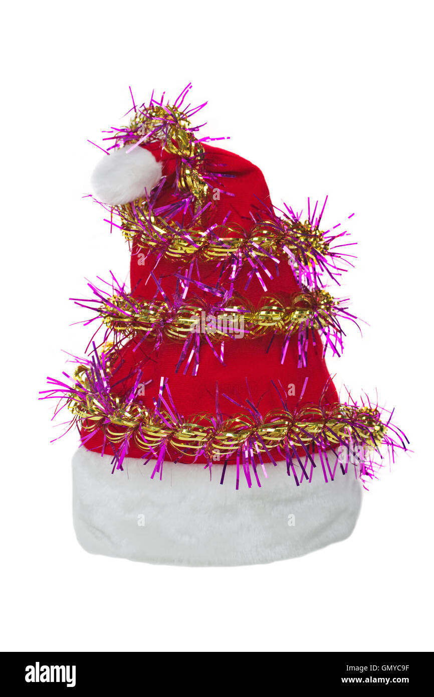 Red and white santa claus hat hi-res stock photography and images - Alamy