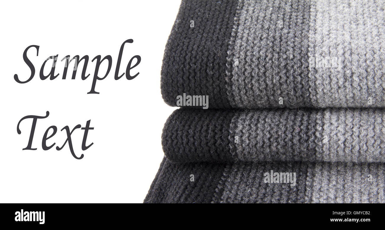 scarf on white background Stock Photo - Alamy