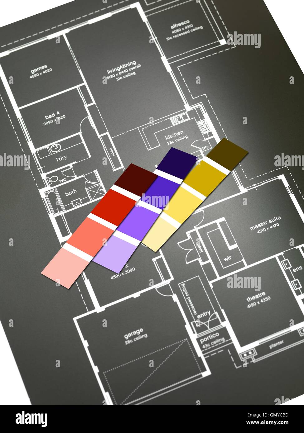 Architecture plans isolated hi-res stock photography and images - Alamy