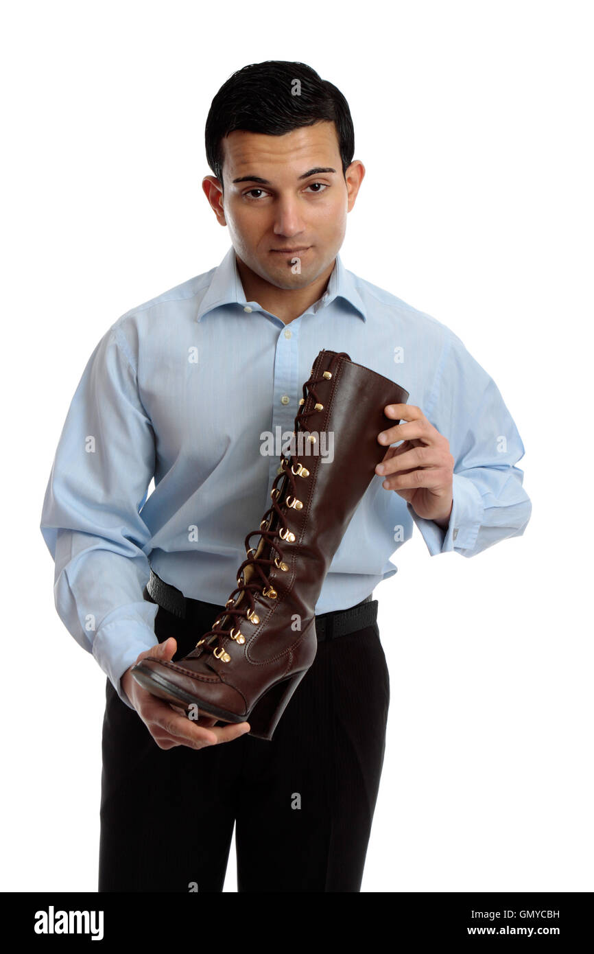 Shoe salesman hi-res stock photography and images - Alamy