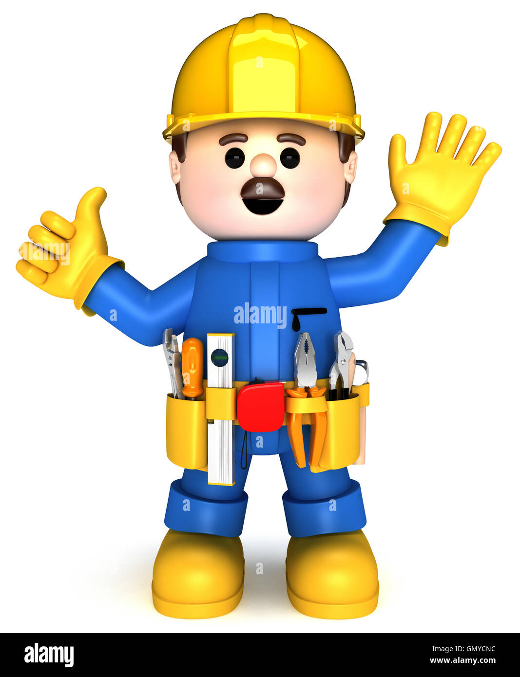 Cartoon Craftsman Tools High Resolution Stock Photography and Images ...