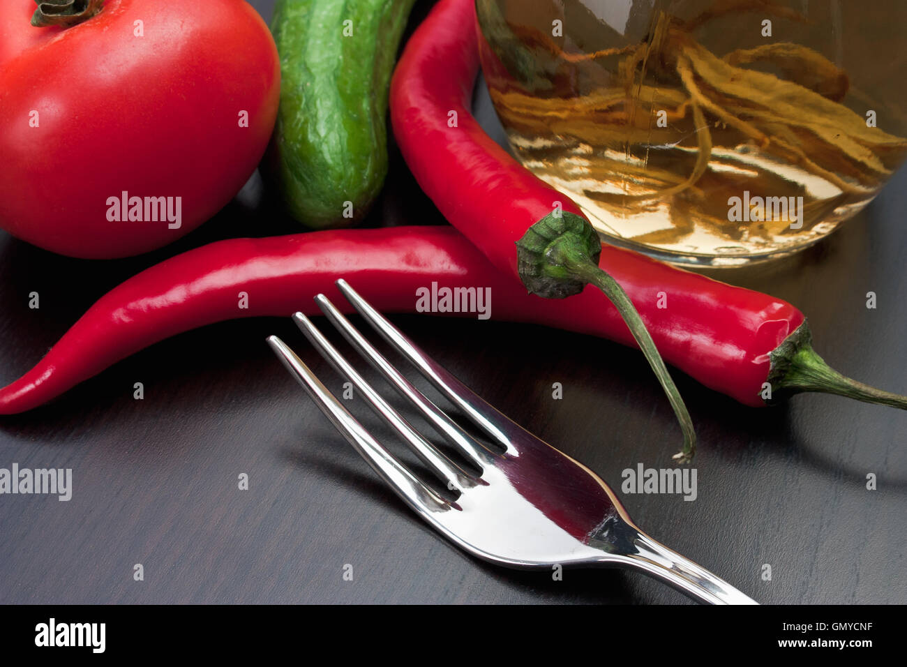 vegetables and cooking utensils Stock Photo - Alamy