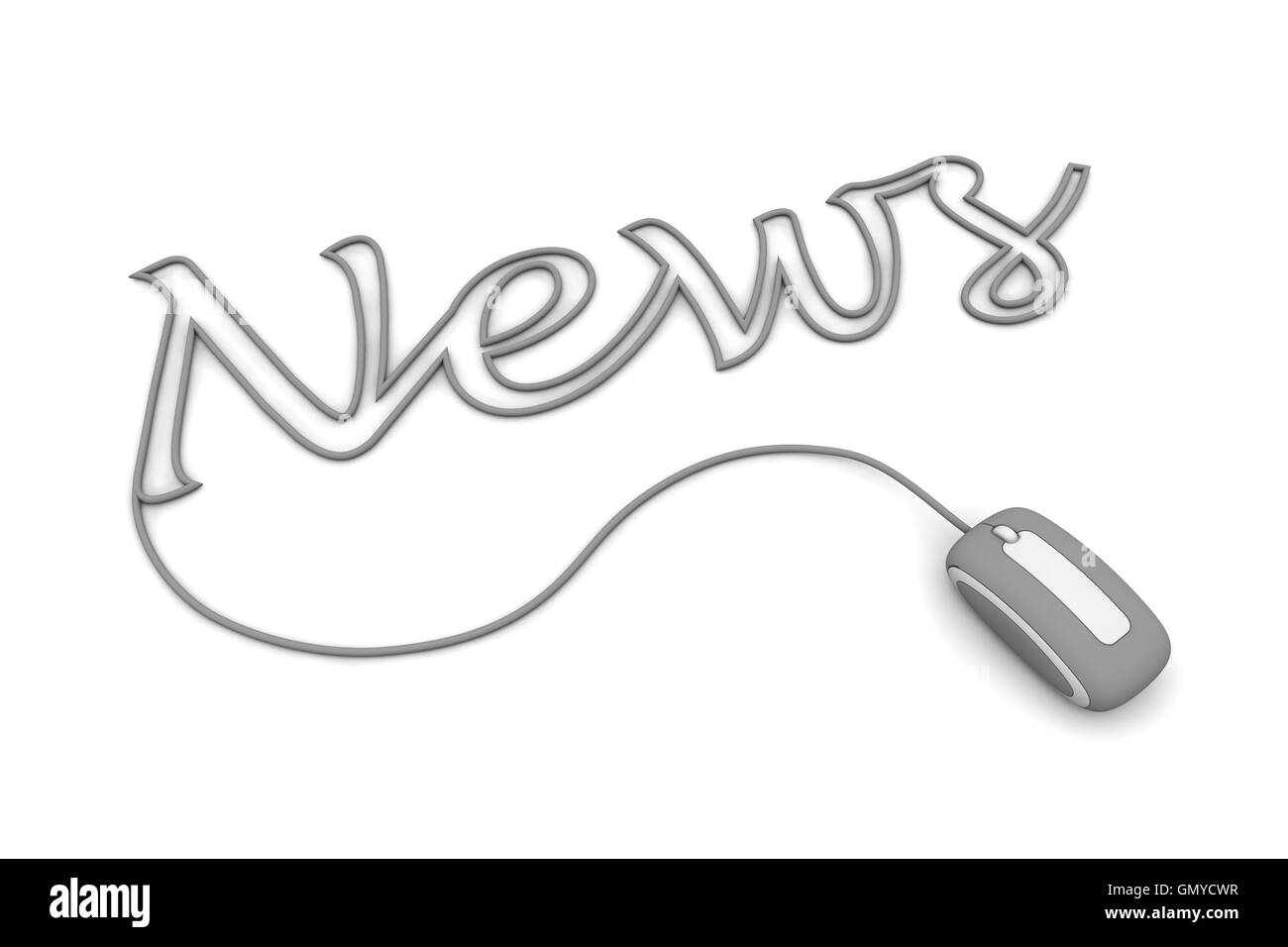 Browse the Grey News Cable Stock Photo - Alamy