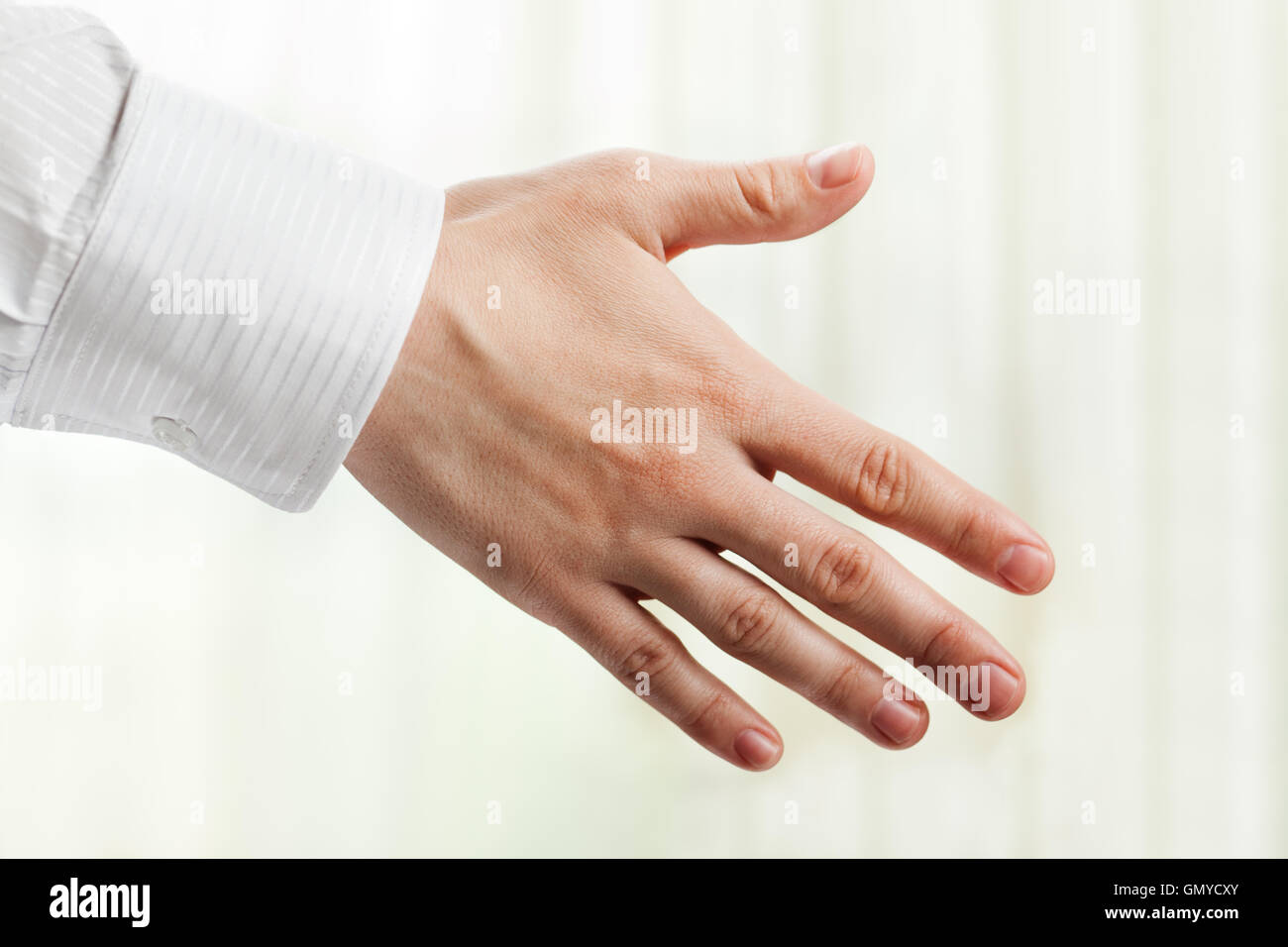 Hand for handshake hi-res stock photography and images - Alamy