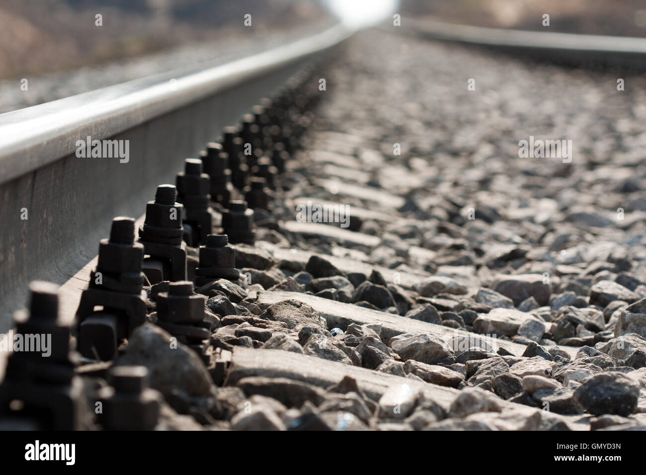 Single point perspective railroad hi-res stock photography and images ...