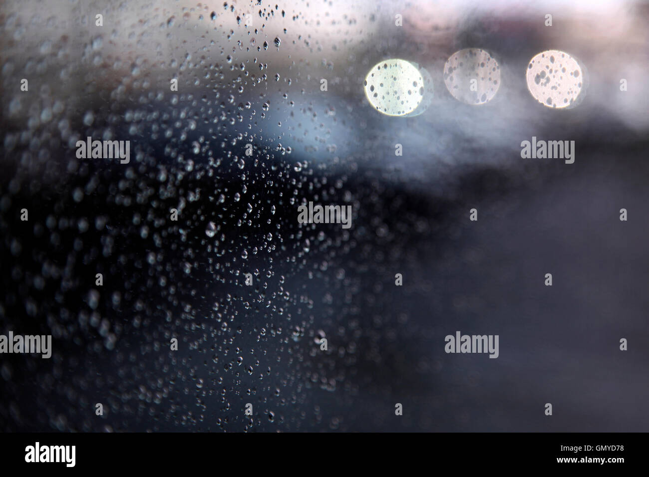 drops of rain on window Stock Photo - Alamy