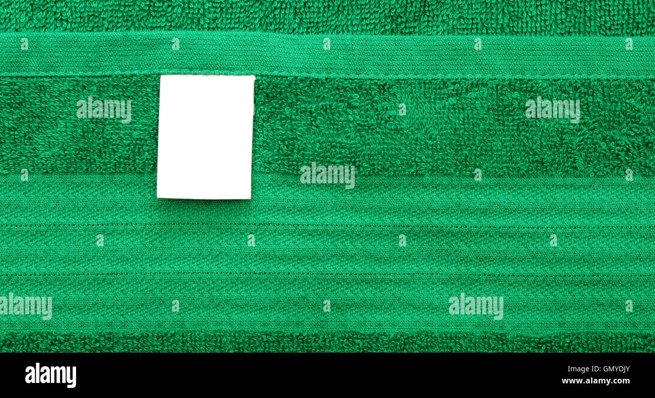 Blank green tag hi-res stock photography and images - Alamy