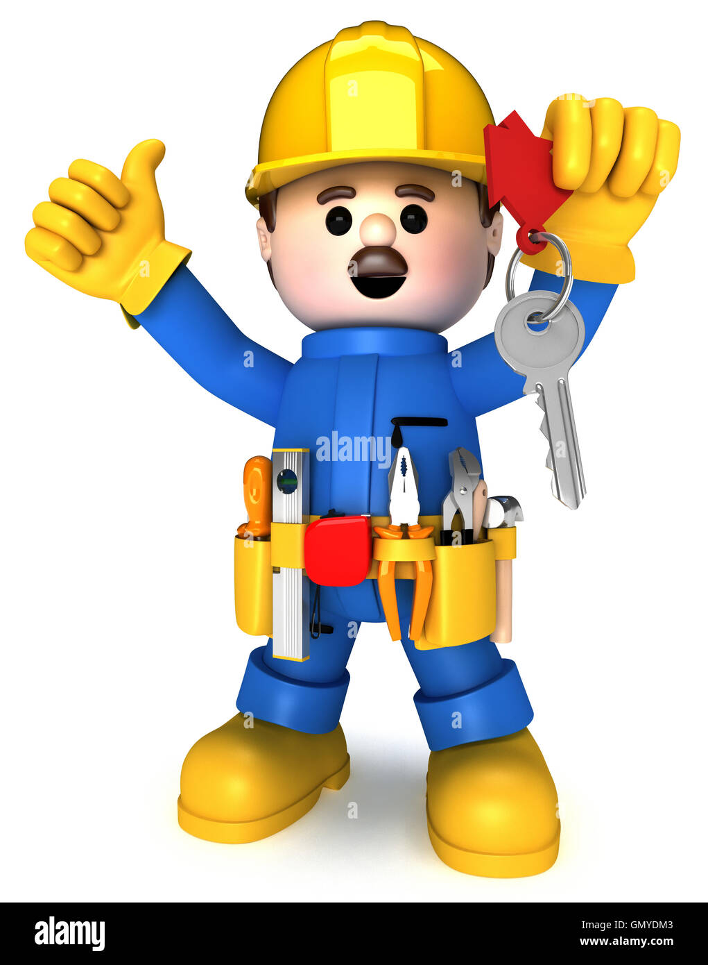 Cartoon craftsman tools hi-res stock photography and images - Alamy