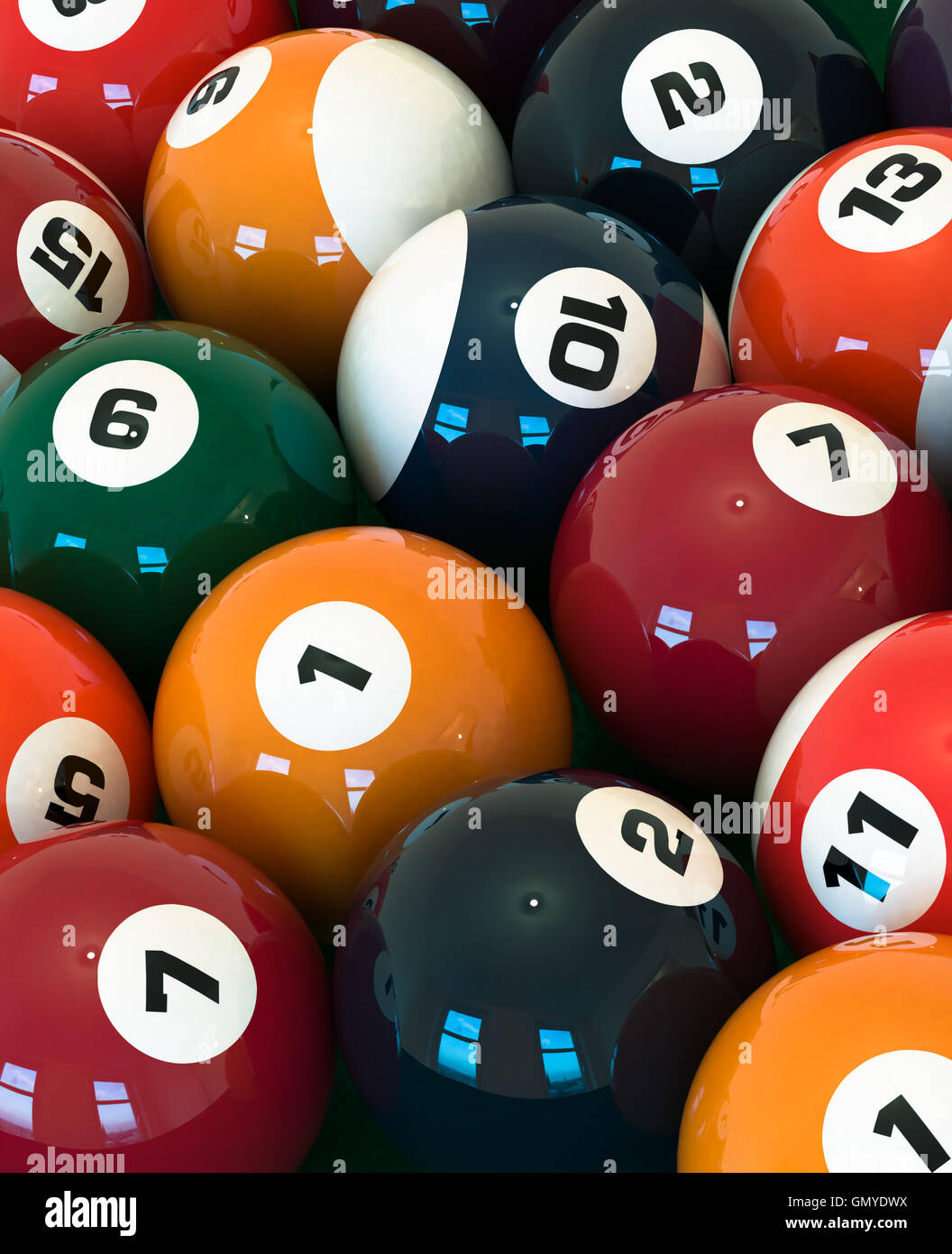 3d billiards hi-res stock photography and images - Alamy