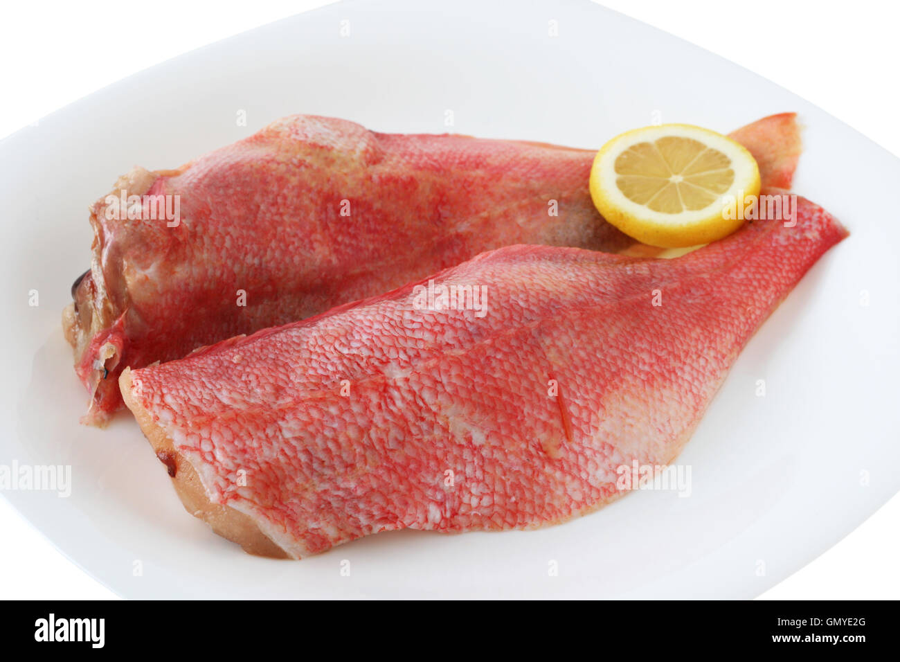redfish on plate Stock Photo - Alamy