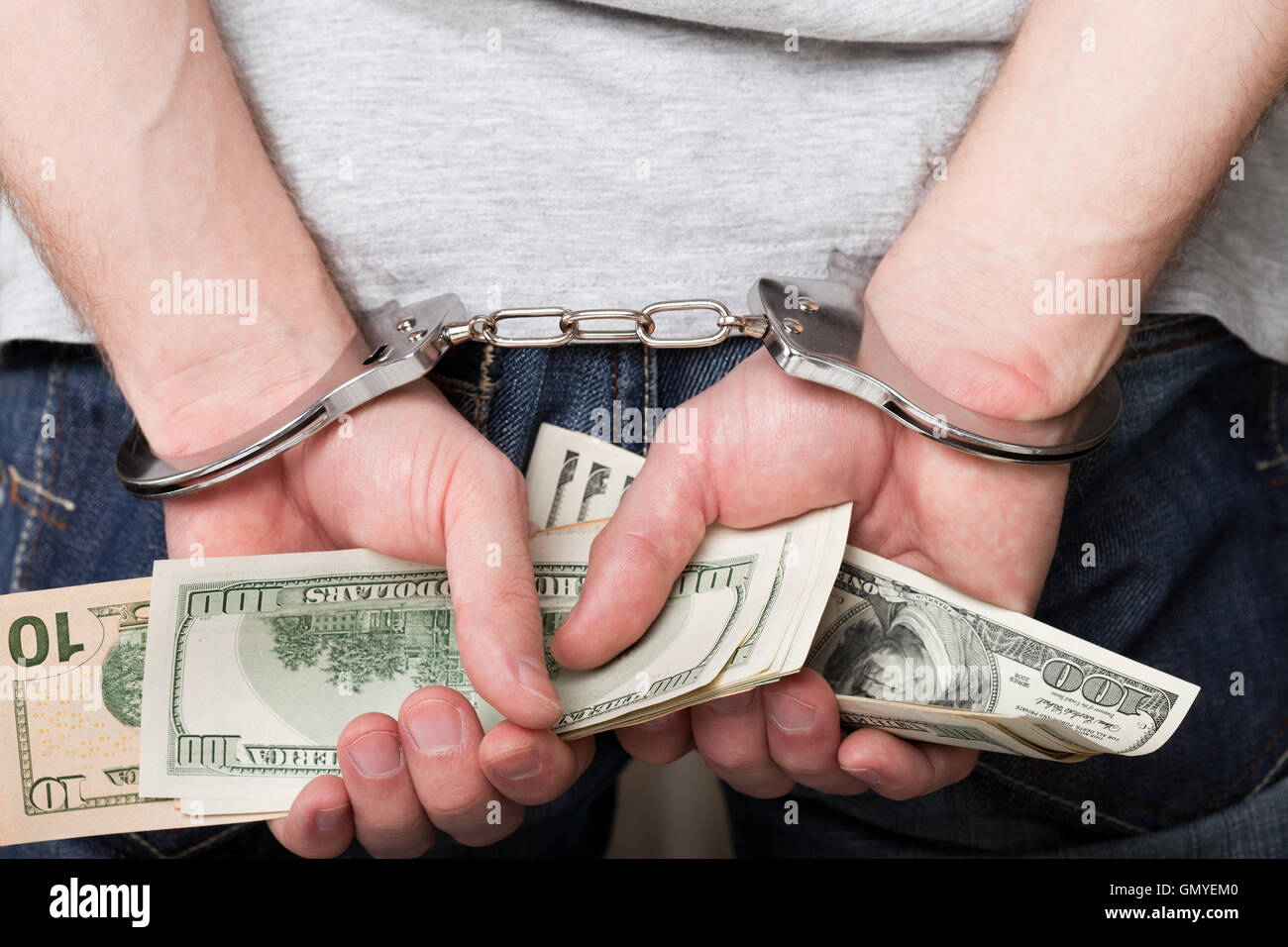 Men handcuffs isolated on white hi-res stock photography and images - Alamy