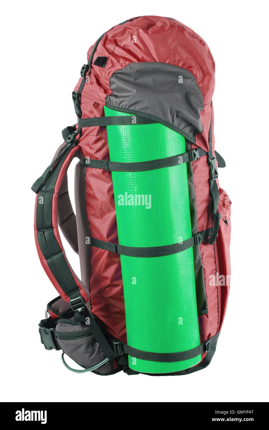 tourist backpack isolated on white Stock Photo - Alamy