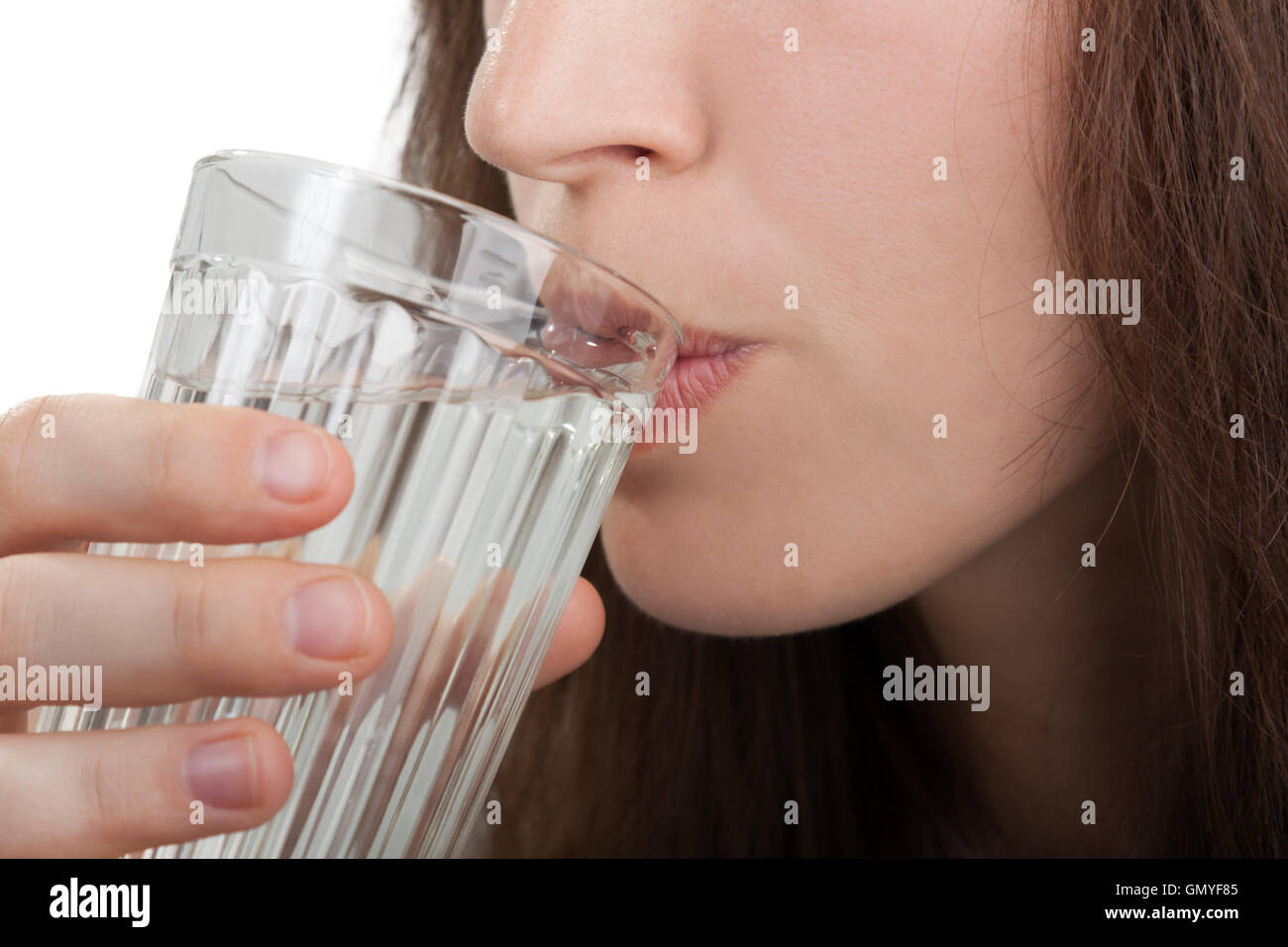 Women drinking water Stock Photo - Alamy
