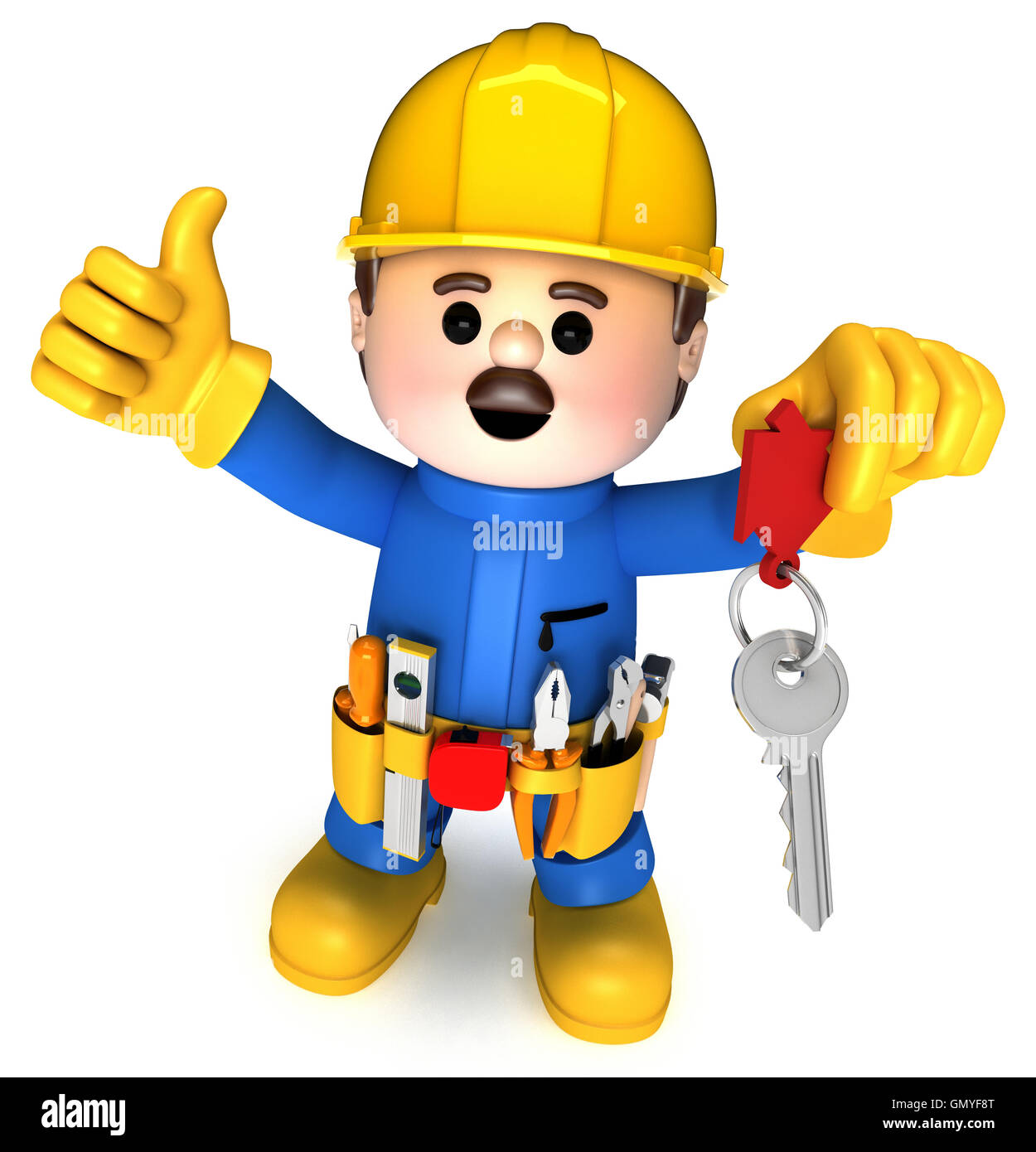 Cartoon craftsman tools hi-res stock photography and images - Alamy