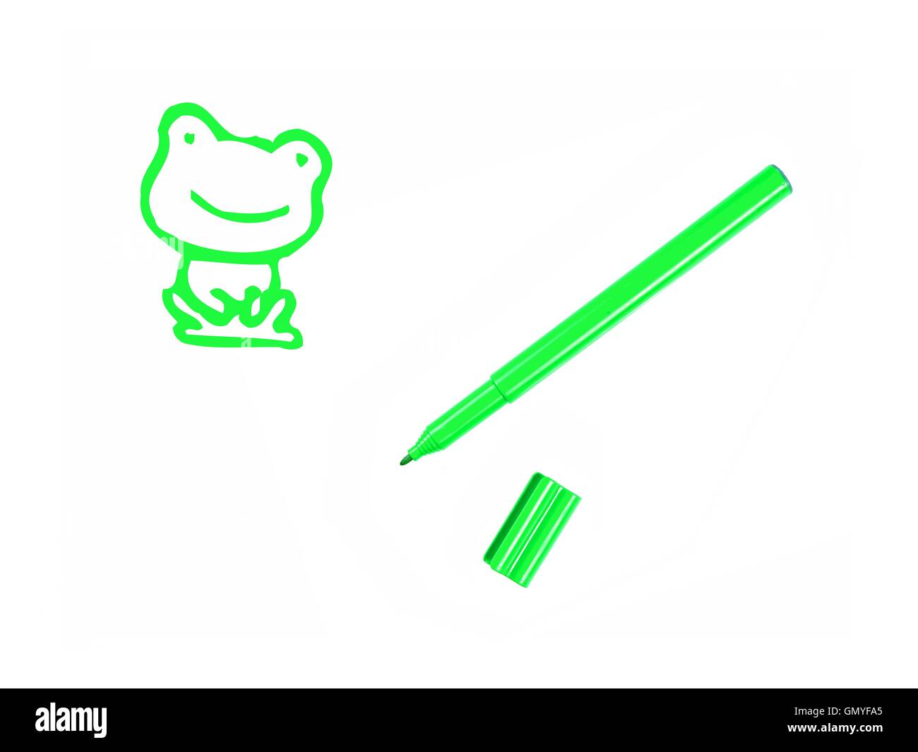 Blue stick pens hi-res stock photography and images - Alamy