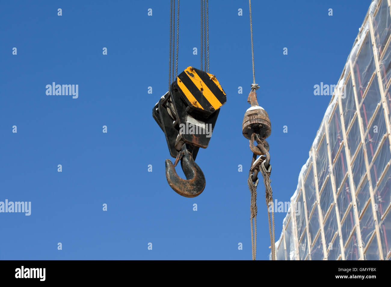 Construction hook crane hi-res stock photography and images - Alamy