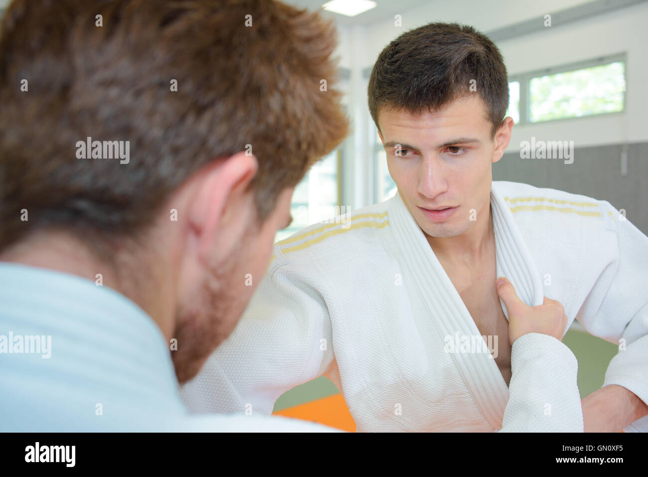 Two men wrestle hi-res stock photography and images - Alamy