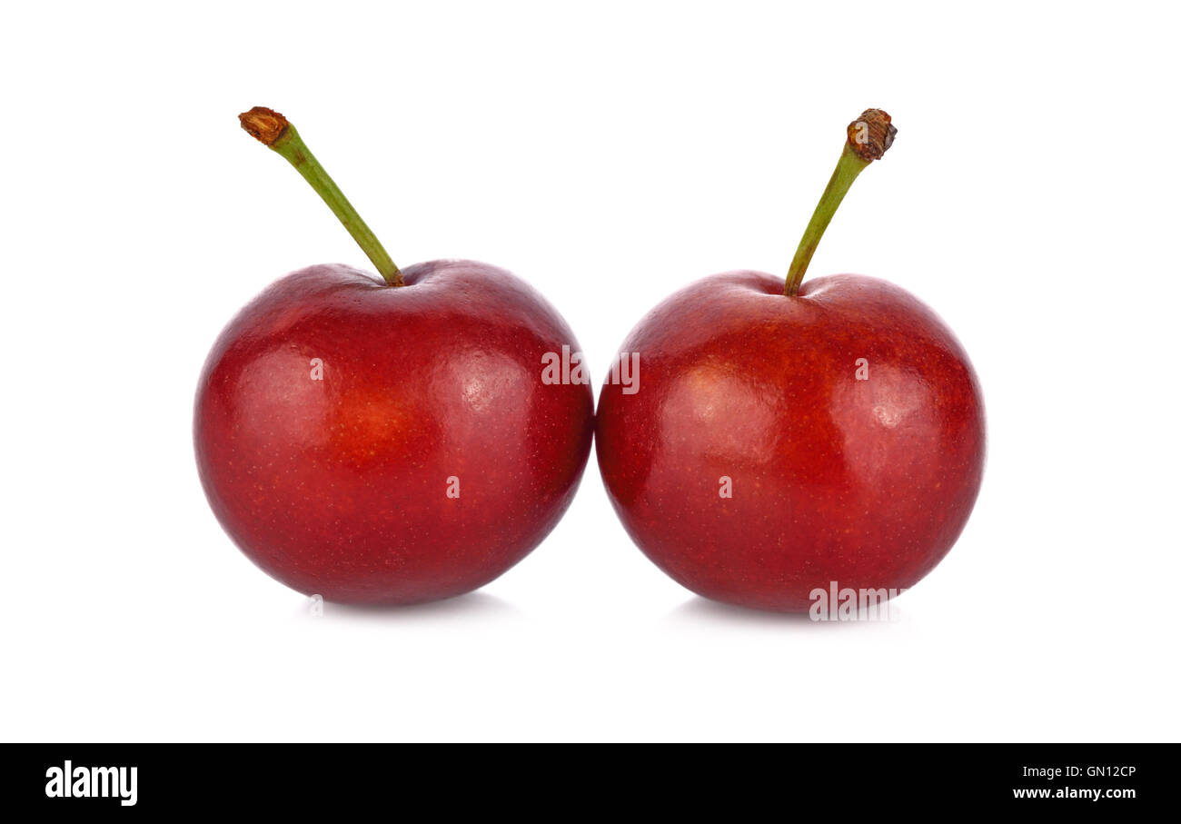 Single cherry fruit Cut Out Stock Images & Pictures - Alamy