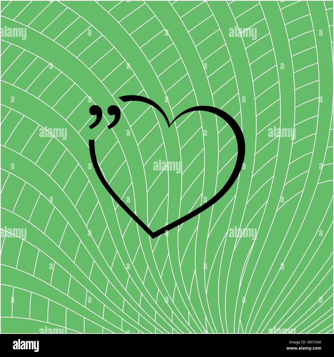 Quotation Mark Speech Bubble with love heart. Quote sign icon. vector ...