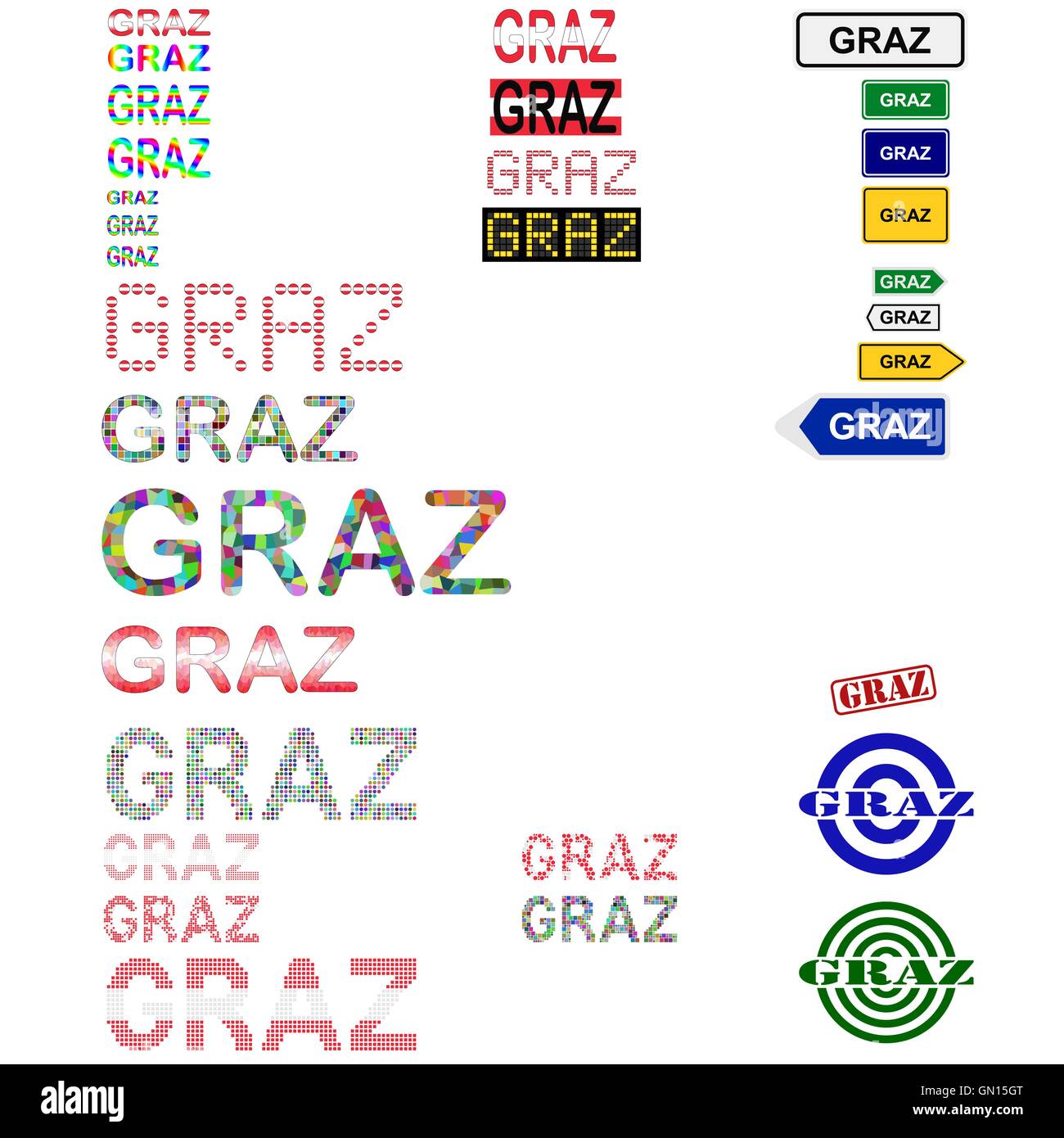 Graz stamp hi-res stock photography and images - Alamy