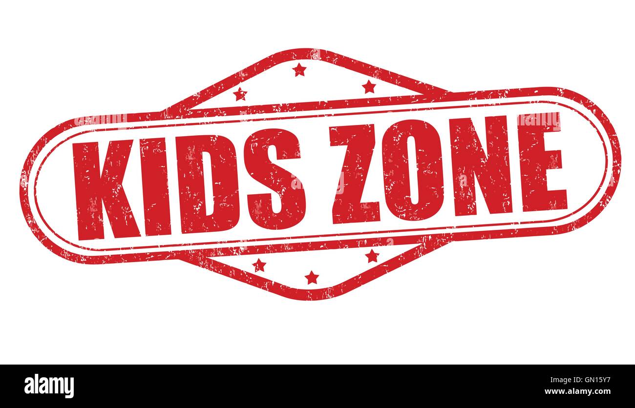 Kids zone stamp Stock Vector Image & Art - Alamy