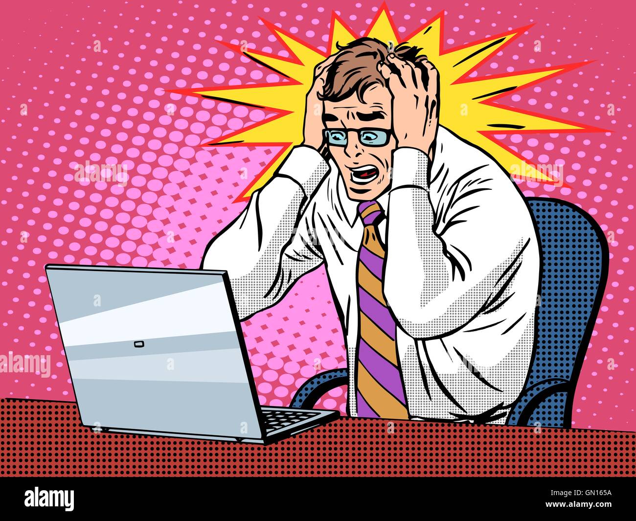 Work failure Stock Vector Images - Alamy