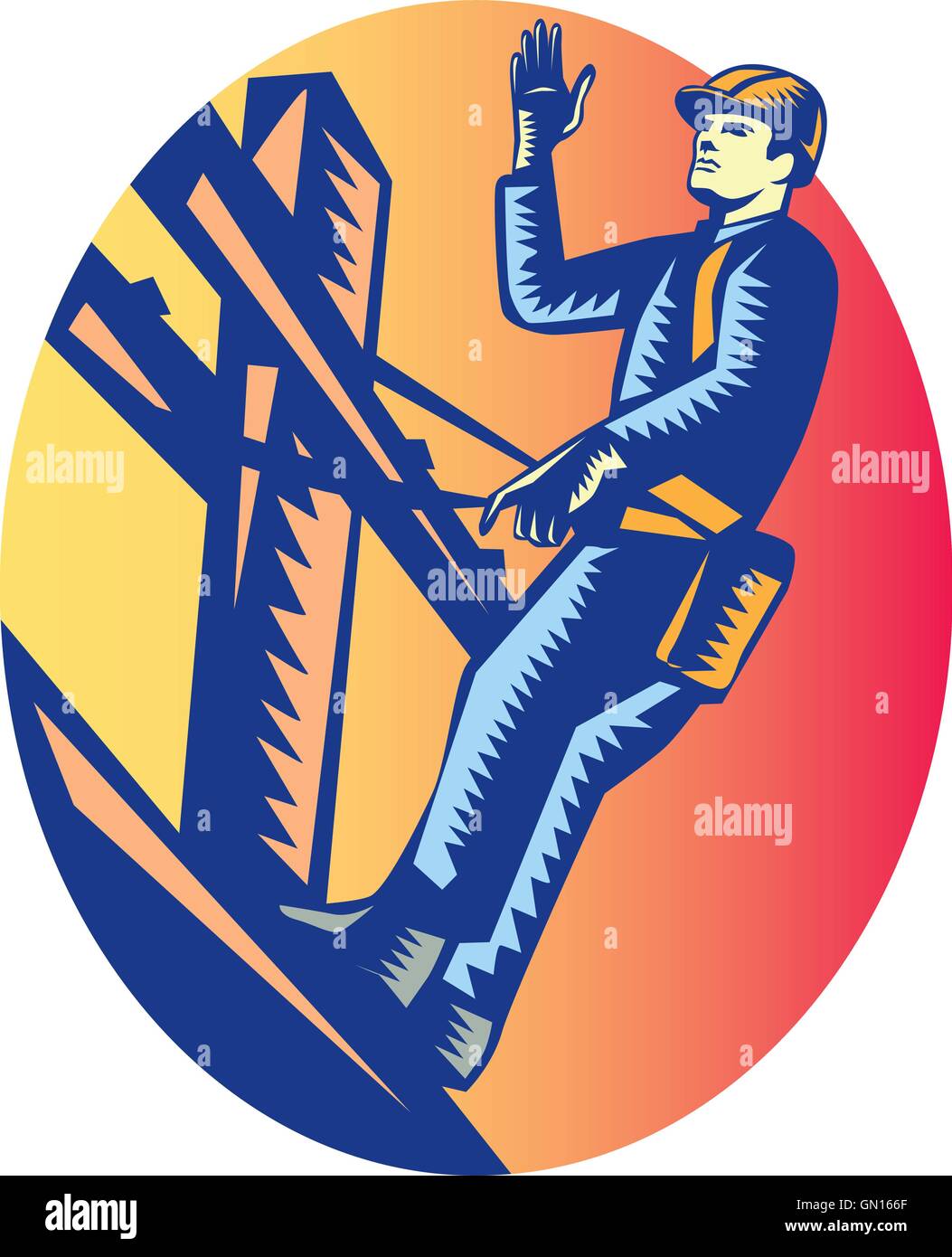 Lineman Stock Vector Images - Alamy