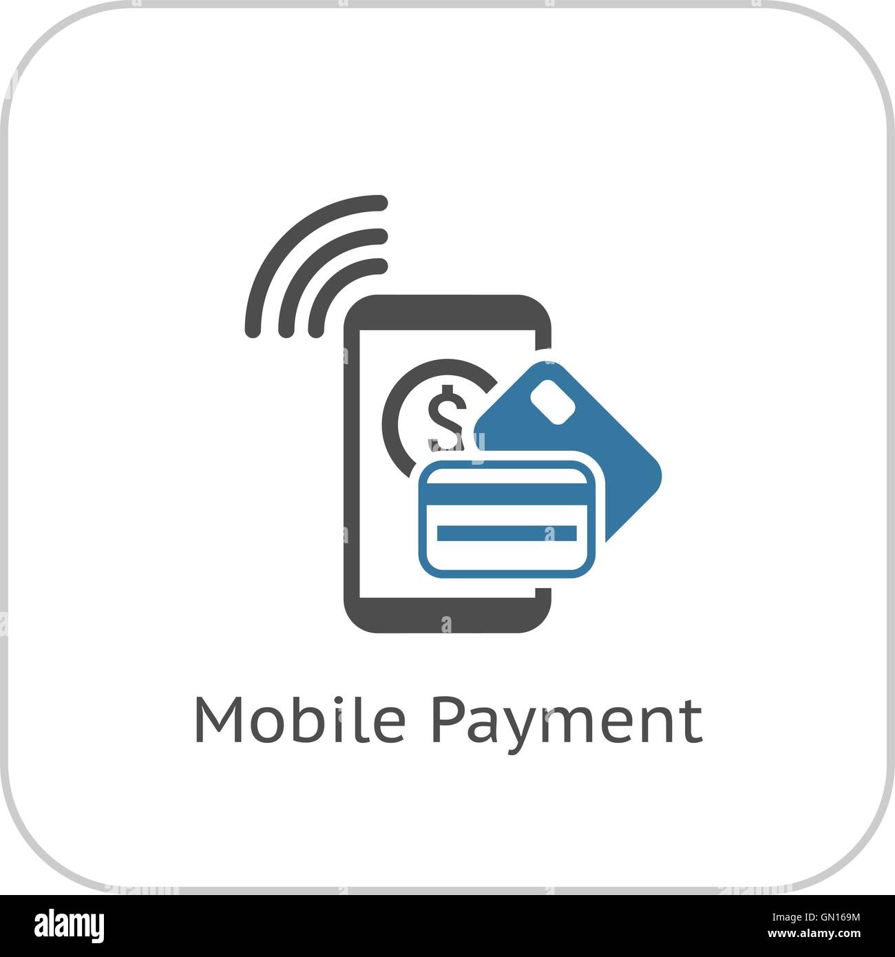 Bank mobile phone online Stock Vector Images - Alamy