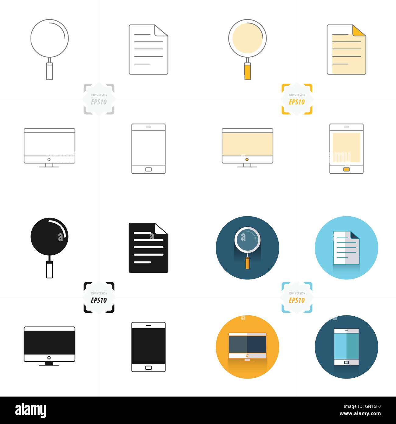 Pad look Stock Vector Images - Alamy