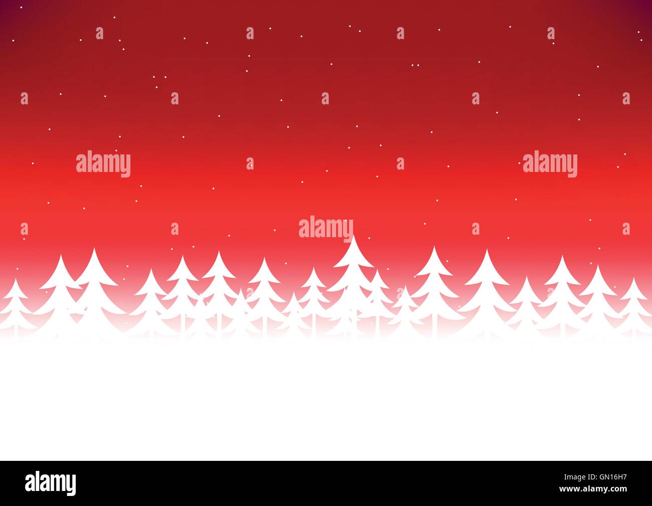 Cartoon snowy tree Stock Vector Images - Alamy