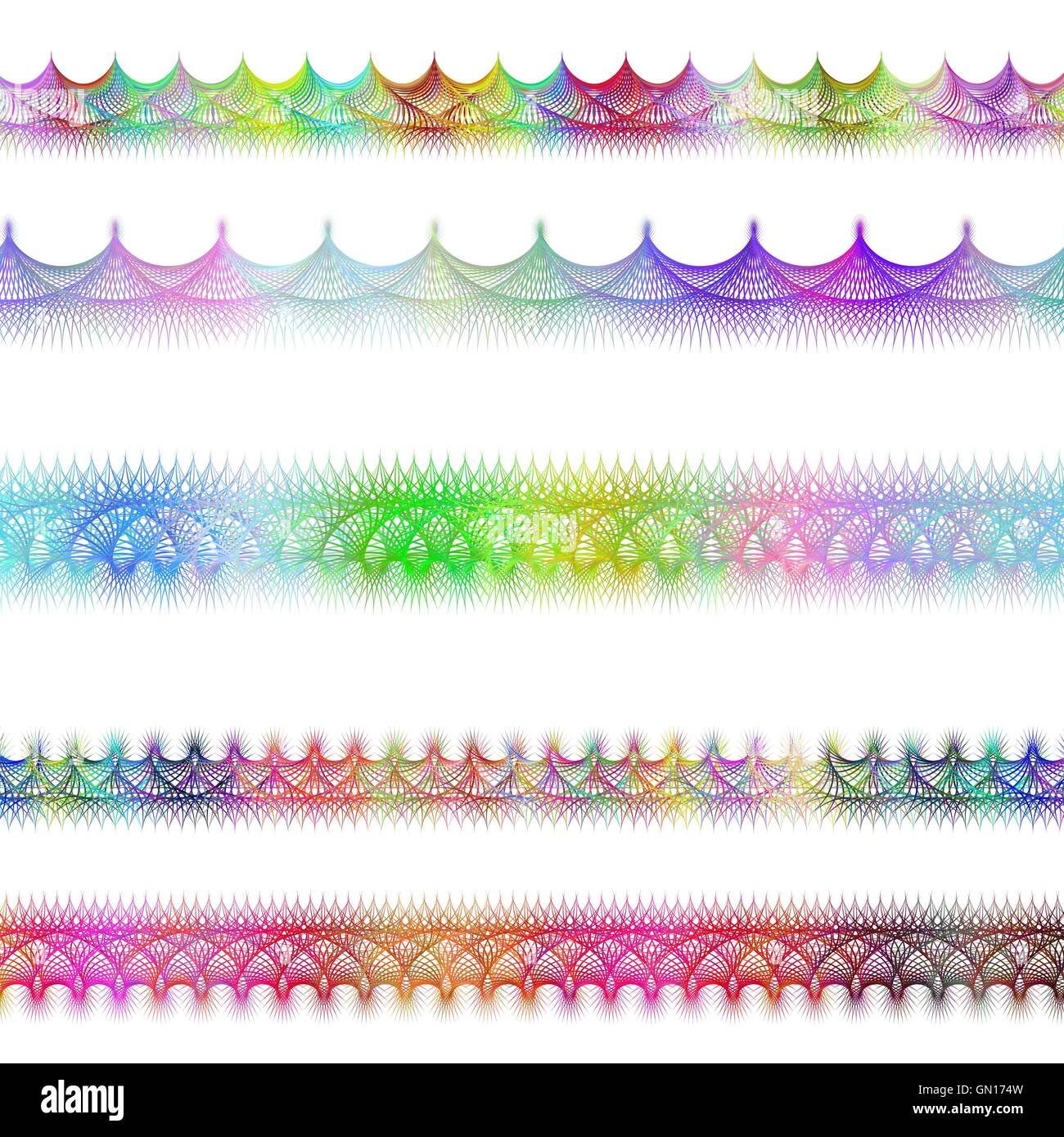 Color design page divider line hi-res stock photography and images - Alamy