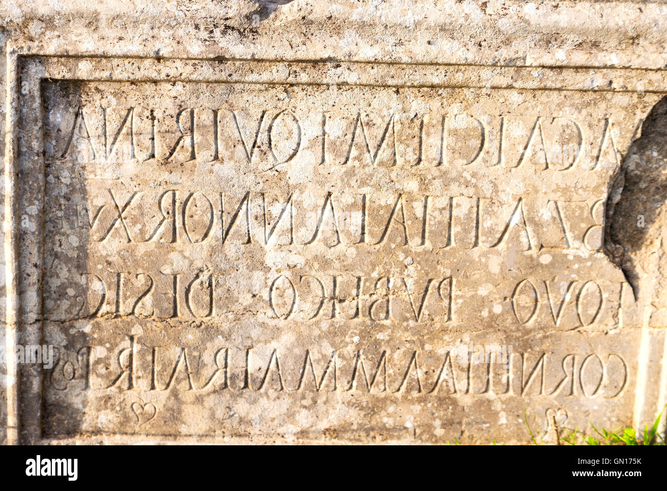 tombstone in africa morocco graveyard marble and concrete Stock Photo ...