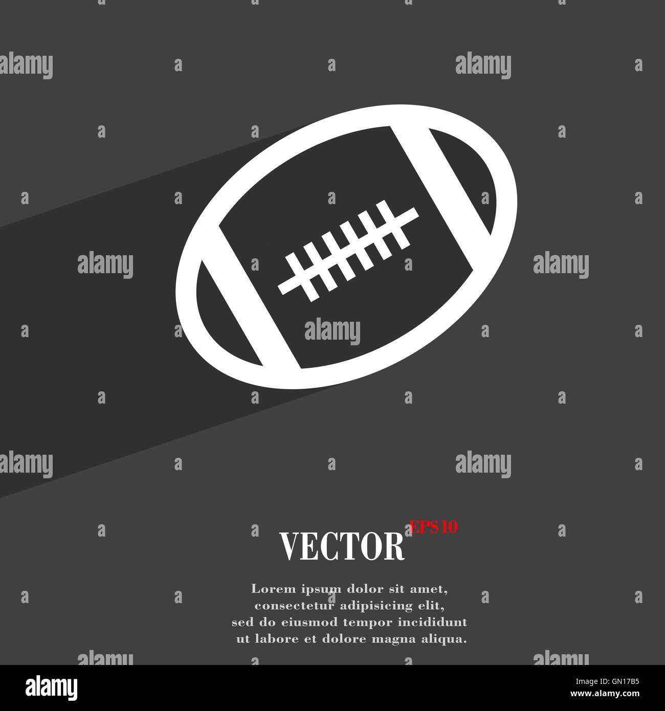 Football shadow Stock Vector Images - Alamy