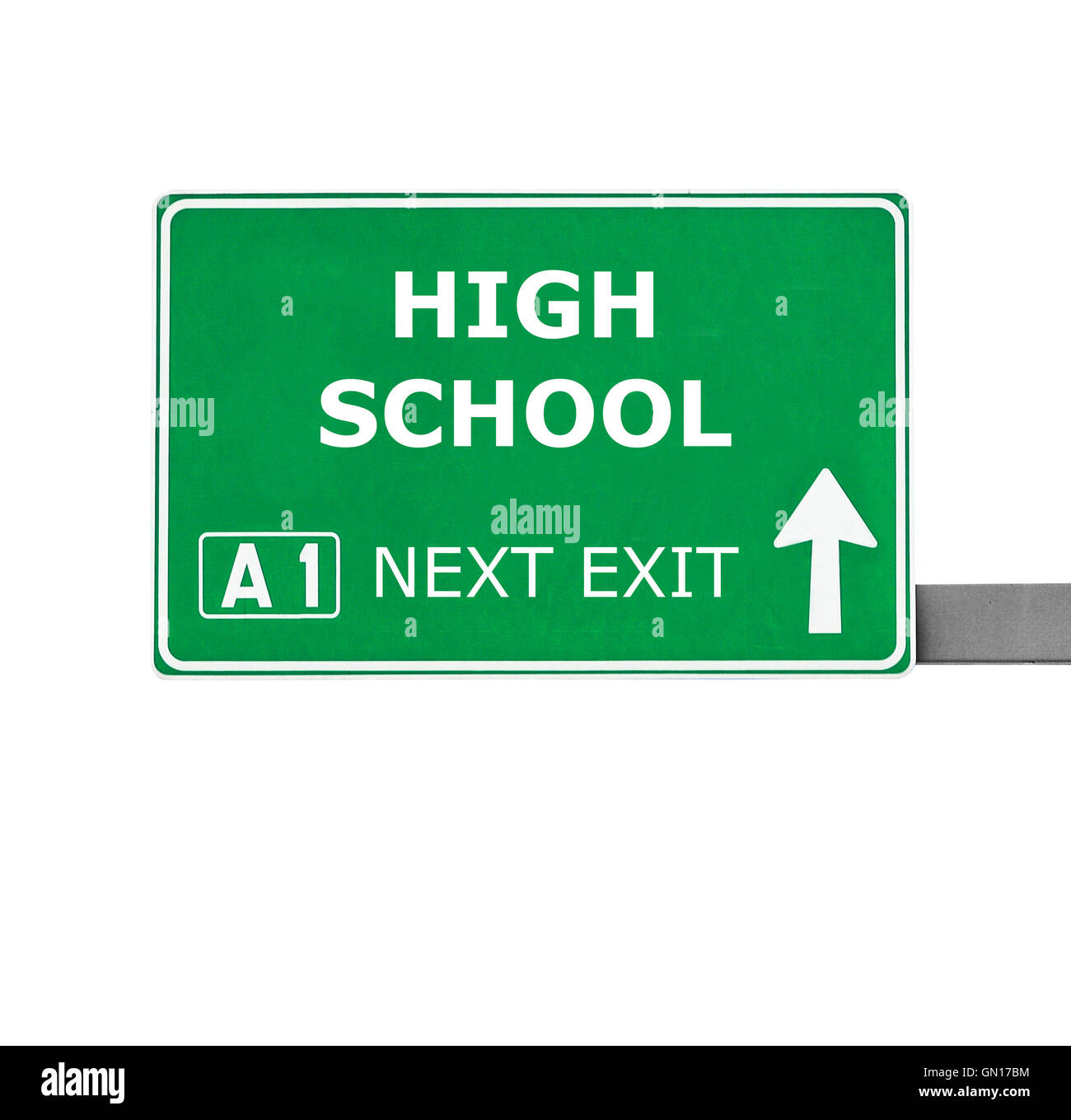 Sign on high school Cut Out Stock Images & Pictures - Alamy