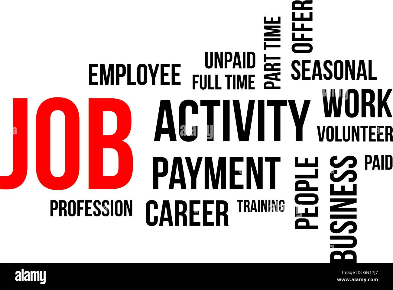 Career word Stock Vector Images - Alamy