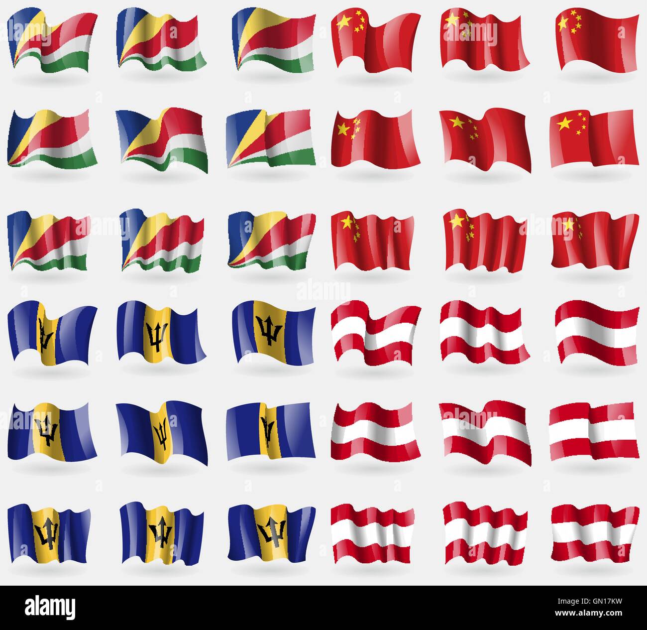 Seychelles barbados Stock Vector Images - Alamy