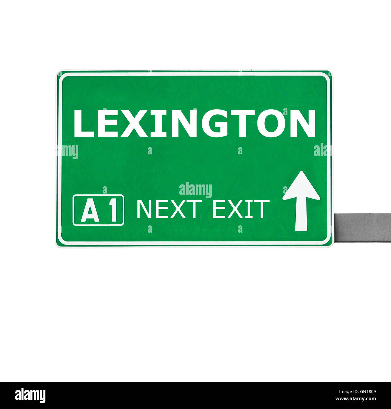 LEXINGTON road sign isolated on white Stock Photo - Alamy