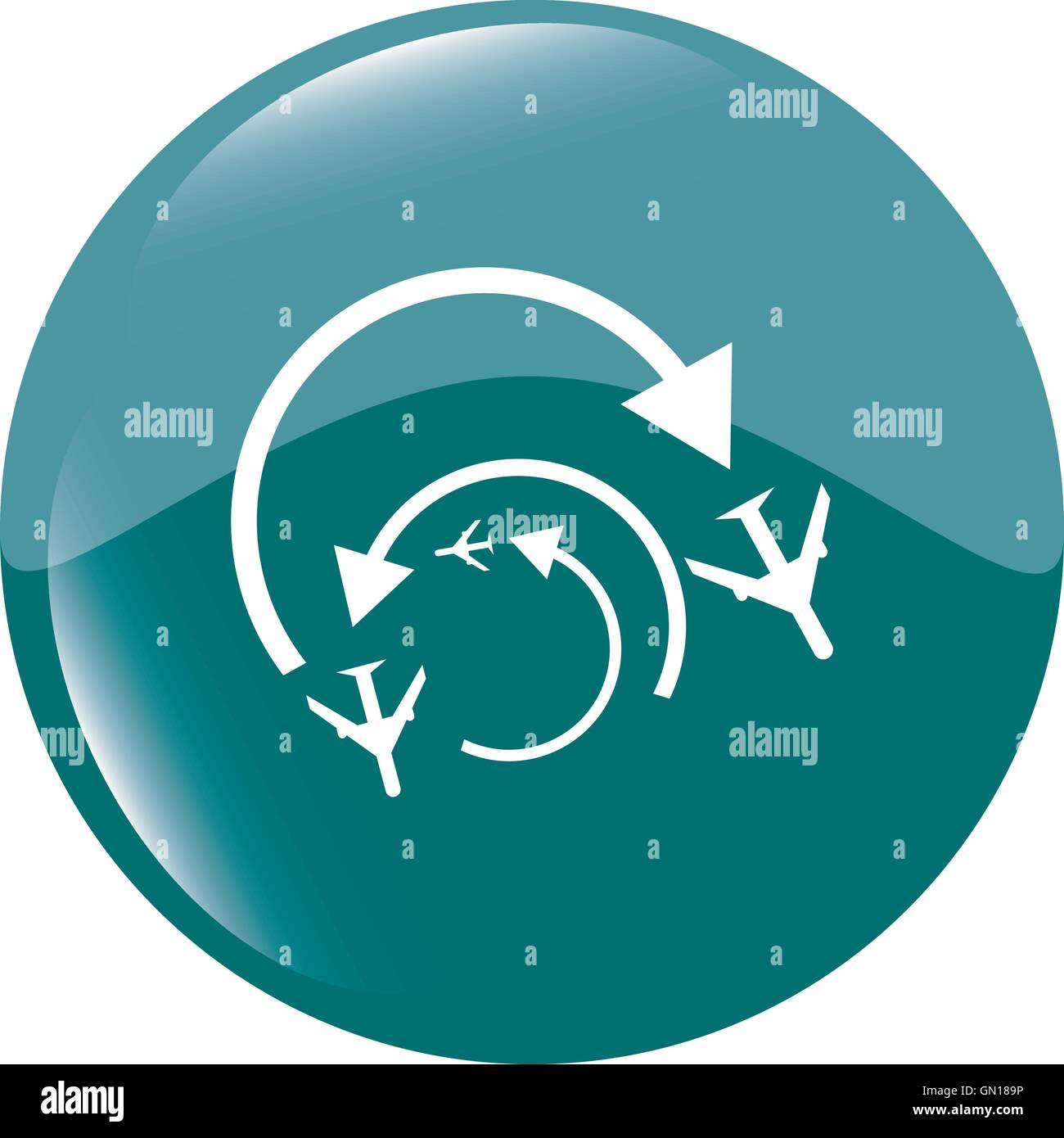 Airplane sign. plane symbol. travel icon. flight flat label. web shiny ...