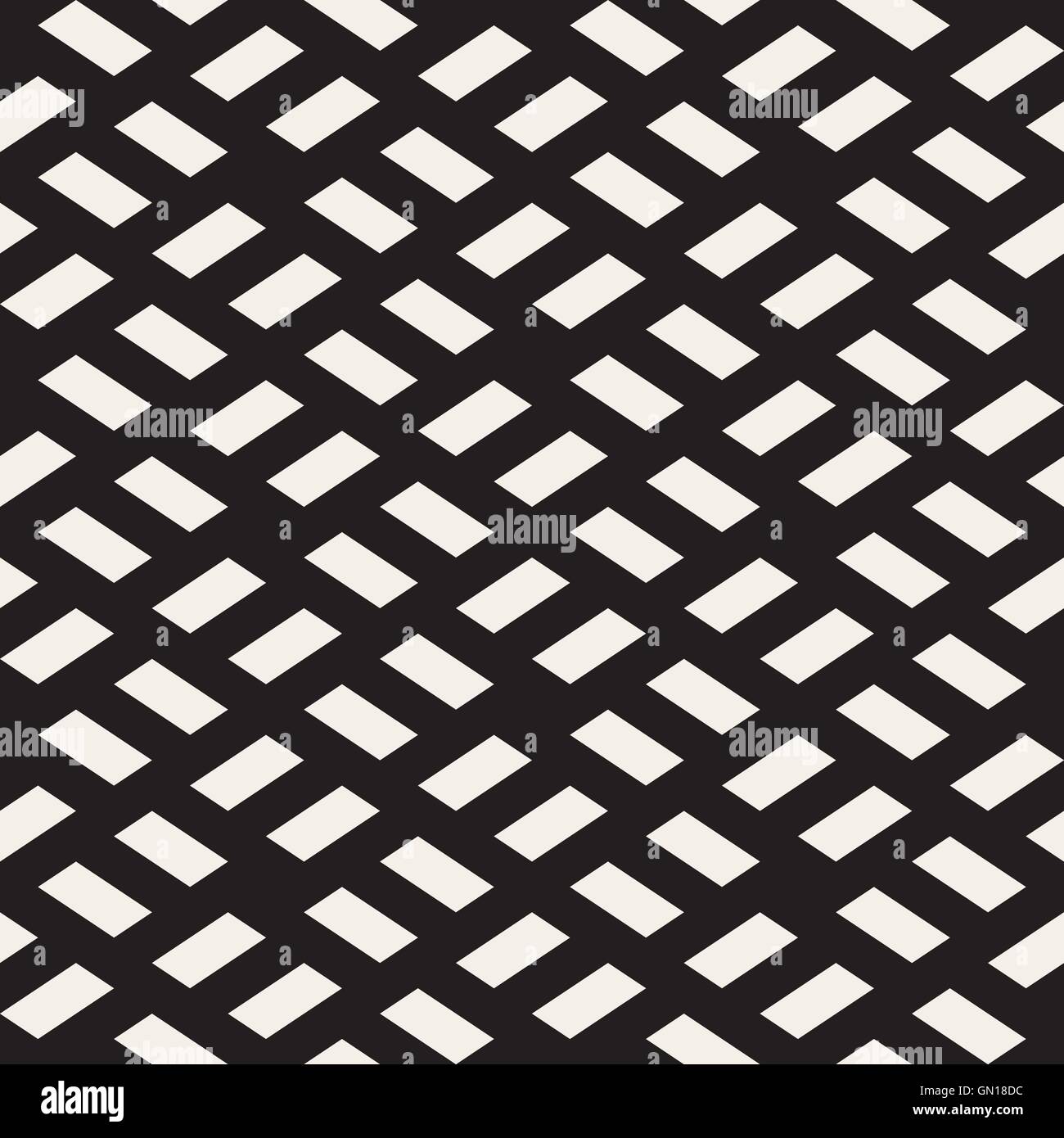 Vector Seamless Black and White Rhombus Grid Rectangles Pavement ...