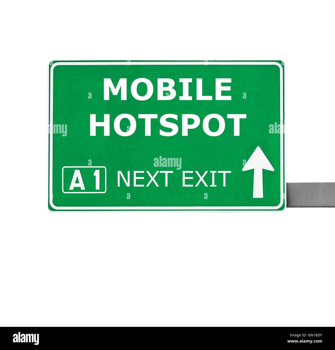 Mobile hotspot road sign hi-res stock photography and images - Alamy